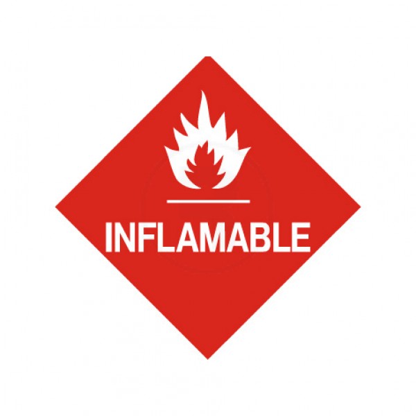 Cartel inflamable 9-60